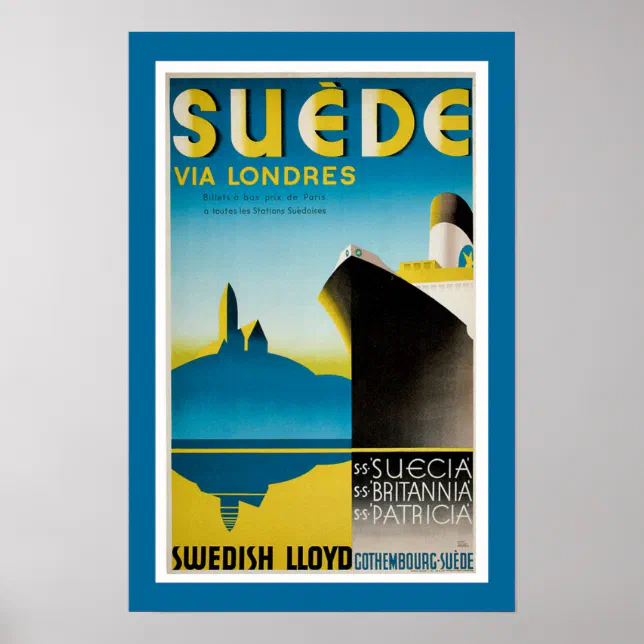 Suede via Londres Poster | Zazzle