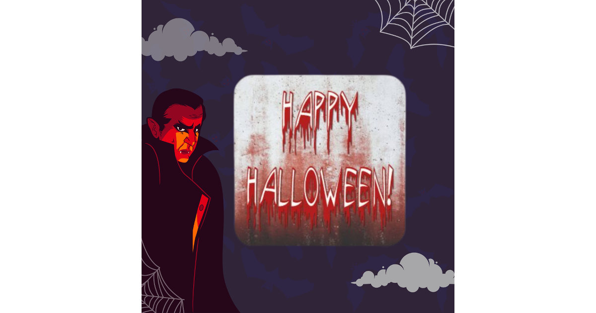 Suffering Happy Halloween Blood Stained Sticker | Zazzle