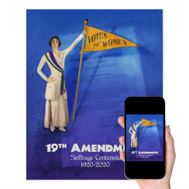 Suffrage Centennial Poster | Zazzle