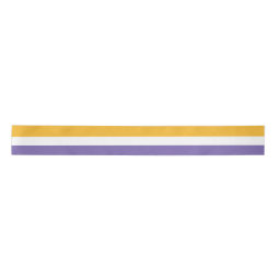Suffrage Flag Womens RIghts Vote 19th Amendment Satin Ribbon | Zazzle
