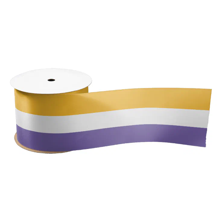 Suffrage Flag Womens RIghts Vote 19th Amendment Satin Ribbon | Zazzle