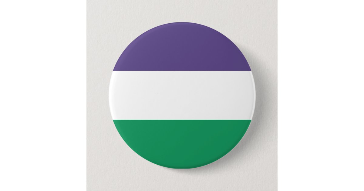 Suffragette Flag Button | Zazzle