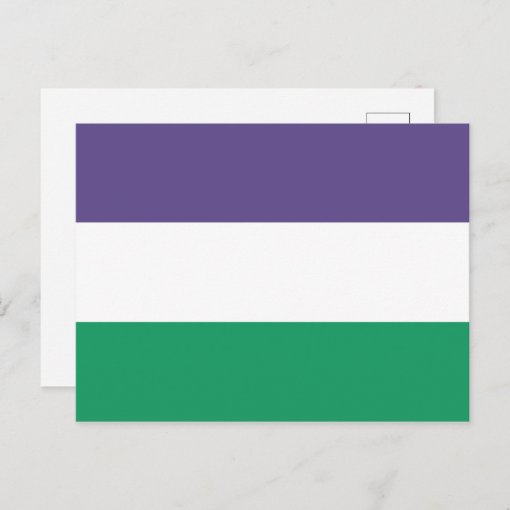 Suffragette Flag Postcard | Zazzle