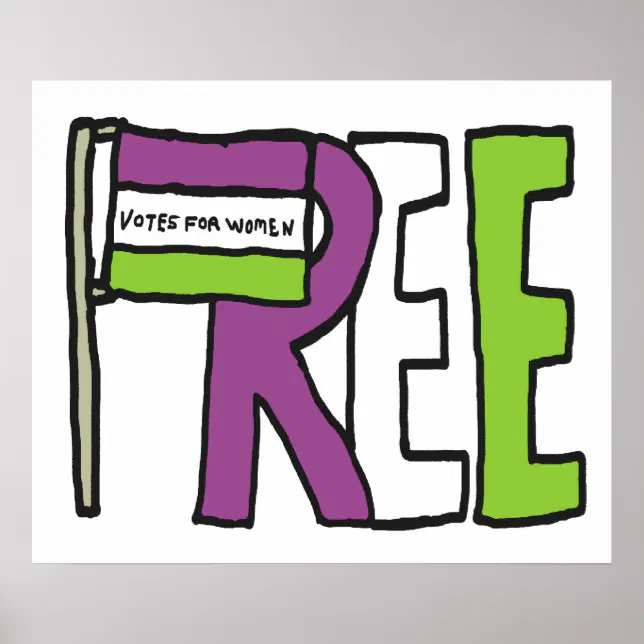 Suffragette Flag Poster | Zazzle