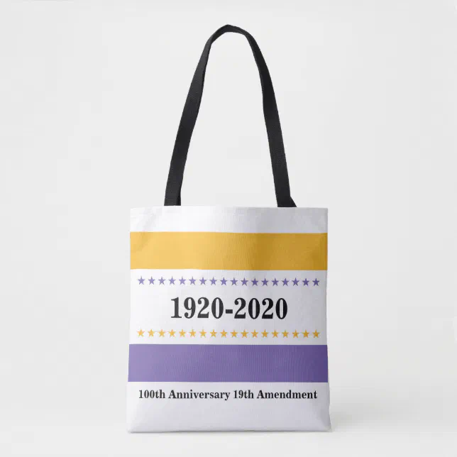 Suffragette Womens Right to Vote 100th Anniversary Tote Bag | Zazzle