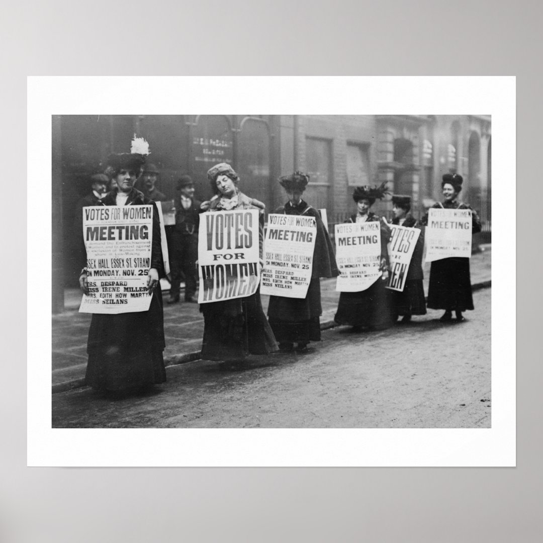 Suffragettes Vote for Women, London Poster | Zazzle
