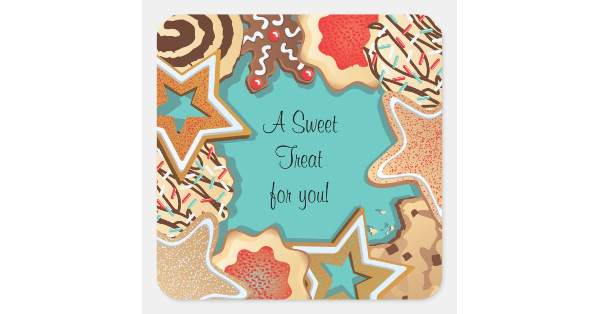 Sugar cookie stickers | Zazzle