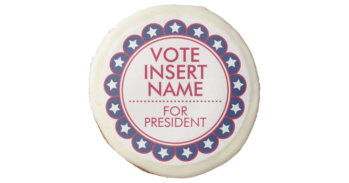 Sugar Cookies for Vote Election Campaign Marketing | Zazzle Sugar Cookies for Vote Election Campaign Marketing | Zazzle
