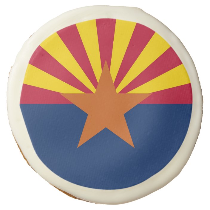 Sugar cookies with flag of Arizona, USA | Zazzle.com