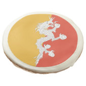 Sugar cookies with flag of Bhutan | Zazzle