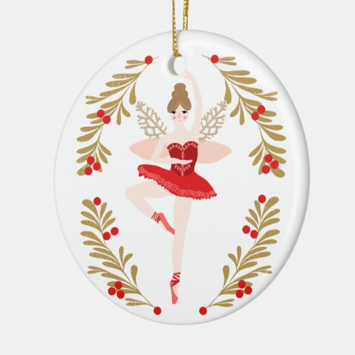 Sugar Plum Fairy Christmas Ornament | Zazzle