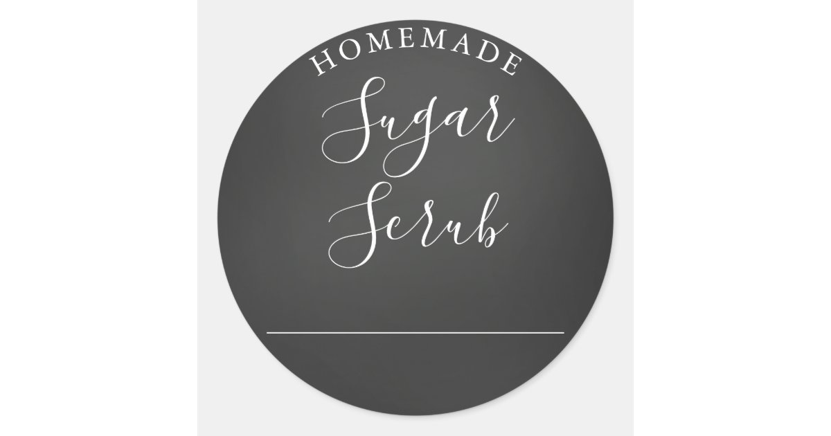 Sugar Scrub Label | Zazzle