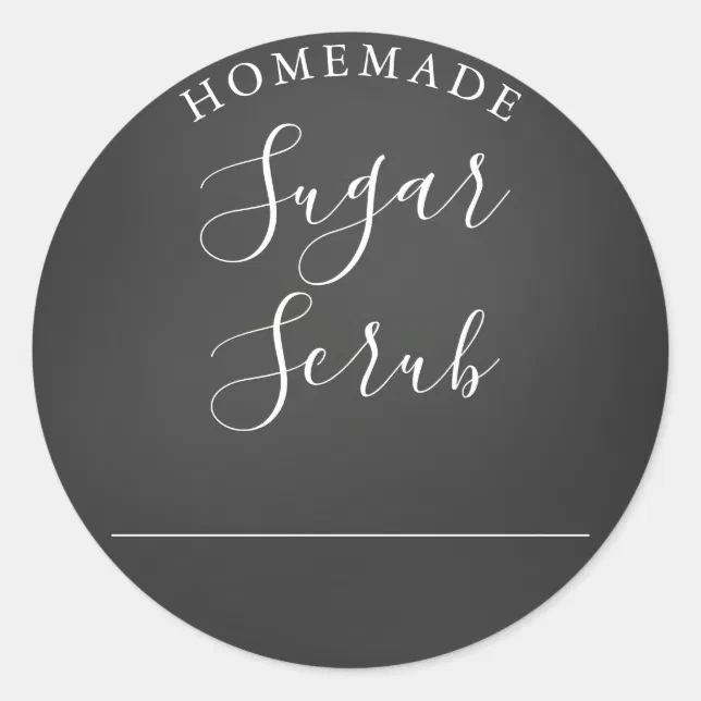 Sugar Scrub Label | Zazzle