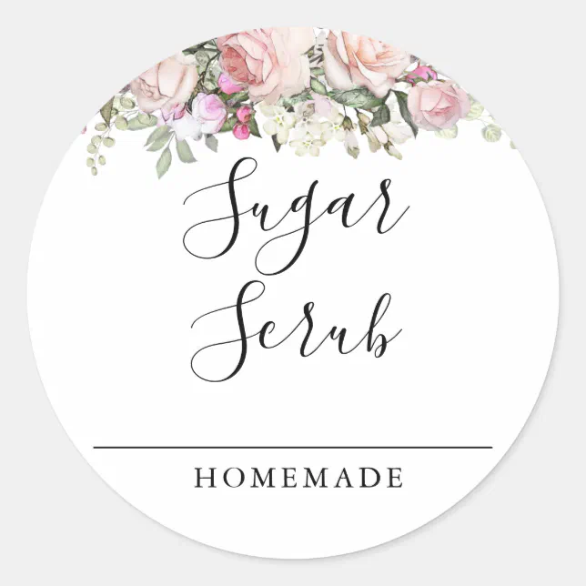 Sugar Scrub Label | Zazzle