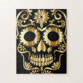 Sugar Skull Mexican Day of the Dead Cultural Art Jigsaw Puzzle | Zazzle