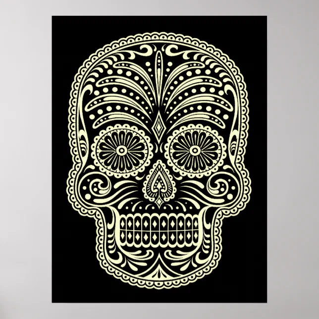 Sugar skull poster | Zazzle