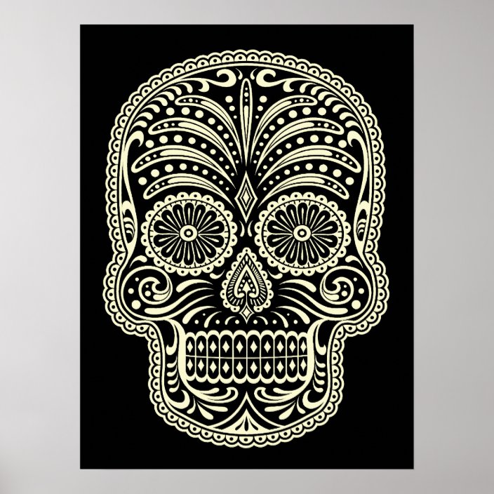 Sugar skull poster | Zazzle.com