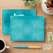 Sugar Skulls and Swirls Turquoise ID725 Envelope | Zazzle