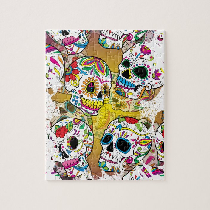 Sugar Skulls Jigsaw Puzzle | Zazzle