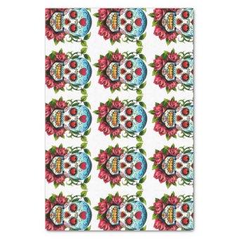 Sugar Skulls Tissue Paper | Zazzle