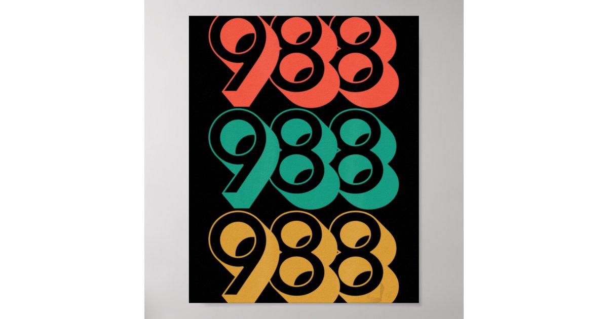 Suicide Awareness - 988 - Suicide Prevention 988 Poster | Zazzle