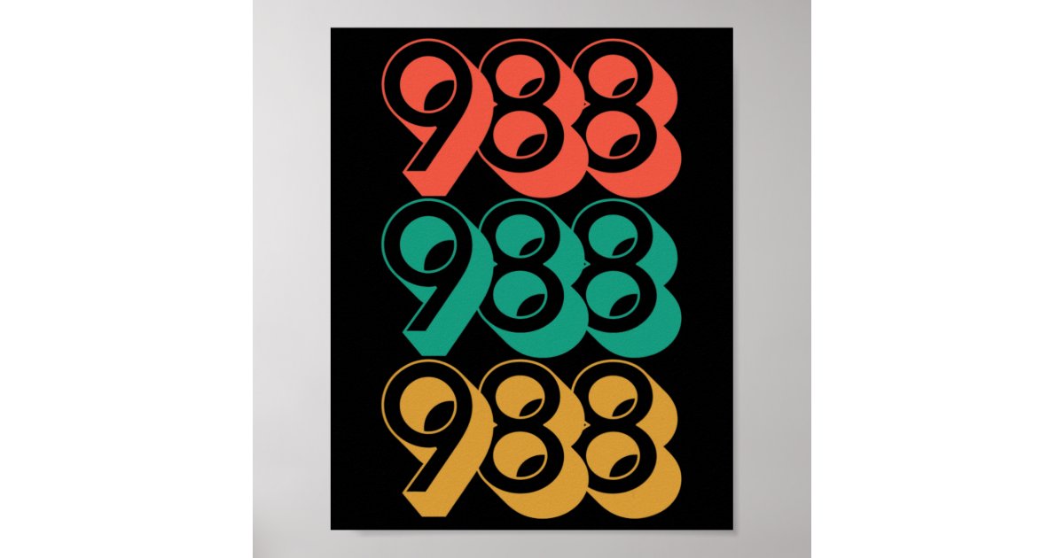 Suicide Awareness - 988 - Suicide Prevention 988 Poster | Zazzle
