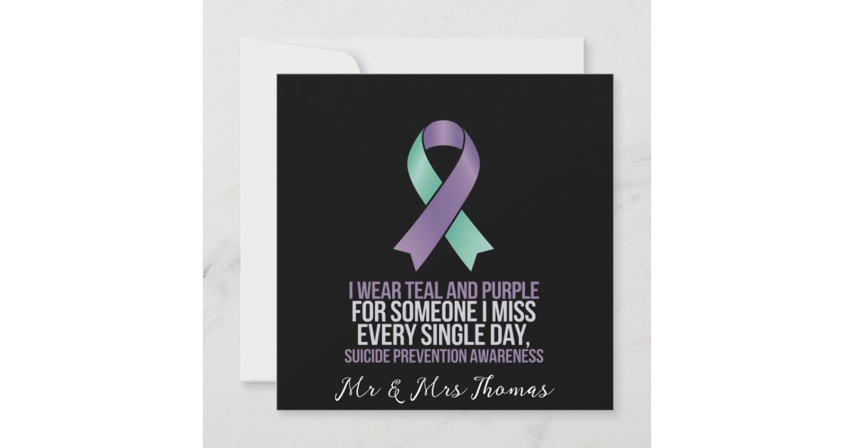 Suicide Prevention Awareness Together for Help Invitation | Zazzle