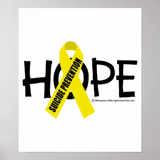 Suicide Prevention Hope Poster | Zazzle