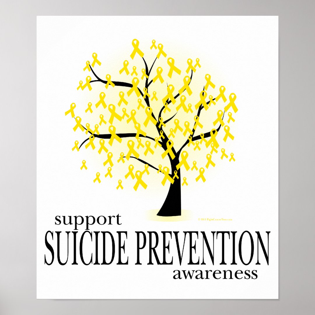 Suicide Prevention Tree Poster | Zazzle