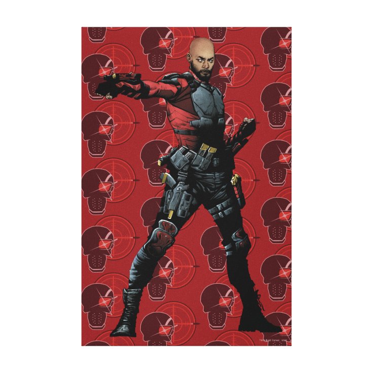 Suicide Squad | Deadshot Comic Book Art Canvas Print | Zazzle