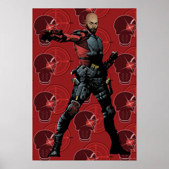 Suicide Squad | Deadshot Comic Book Art Poster | Zazzle