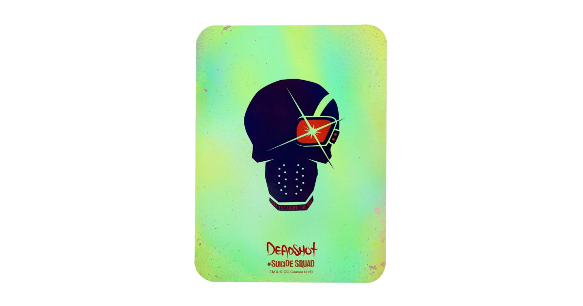 Suicide Squad | Deadshot Head Icon Magnet | Zazzle