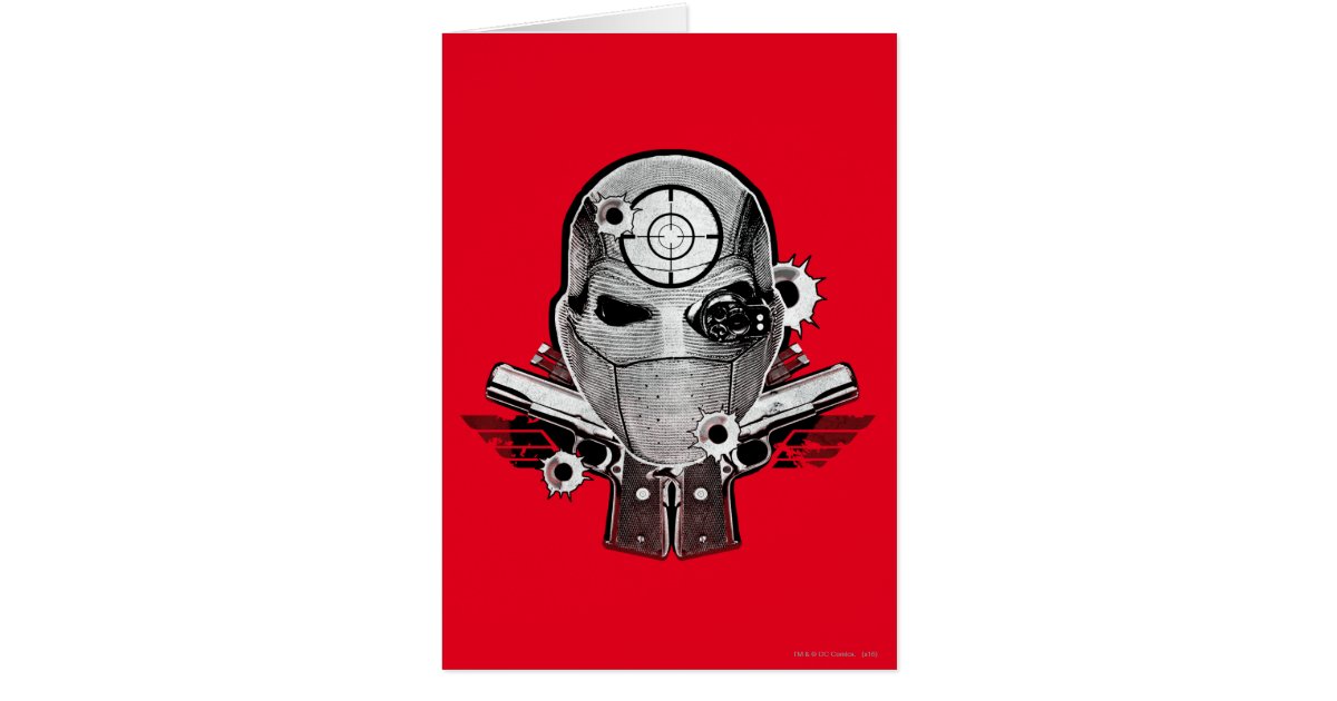 Suicide Squad | Deadshot Mask & Guns Tattoo Art | Zazzle