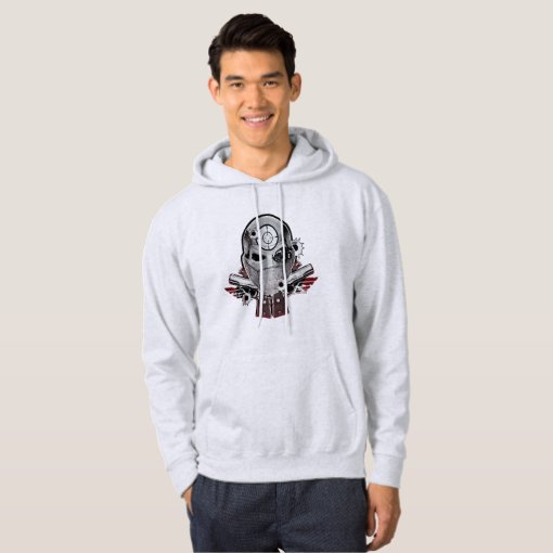 Suicide Squad | Deadshot Mask & Guns Tattoo Art Hoodie | Zazzle