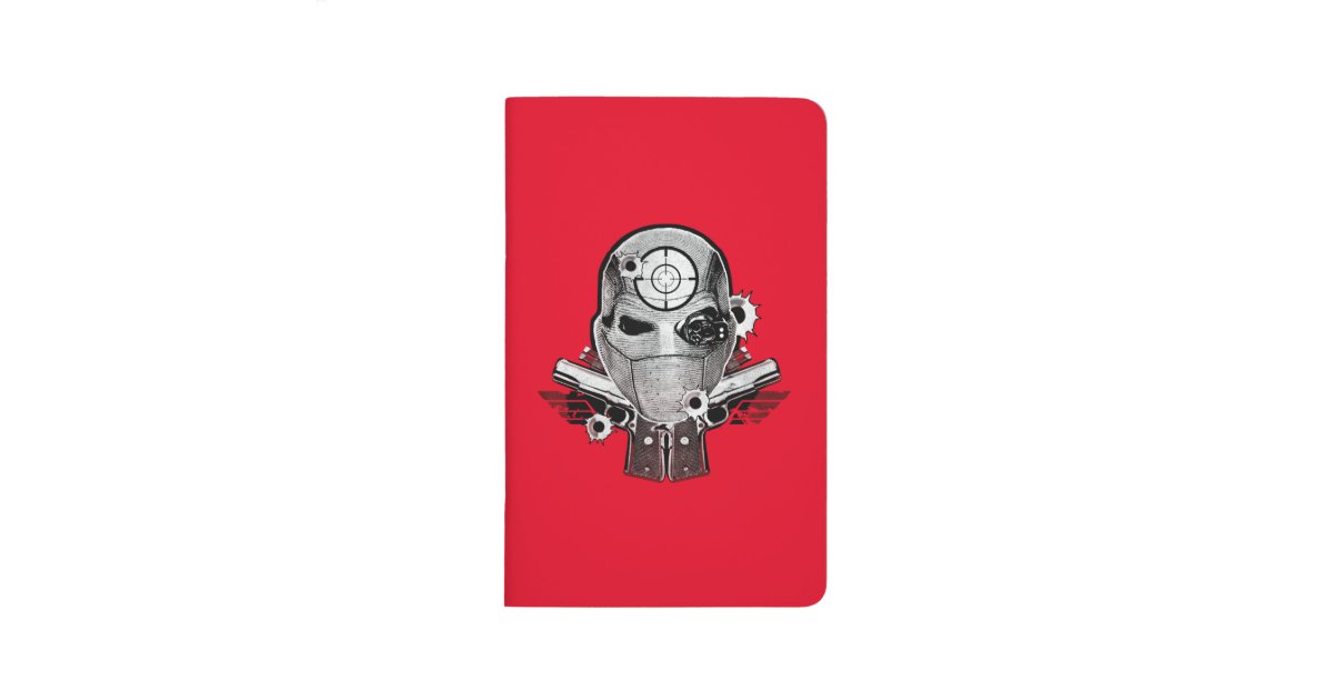 Suicide Squad | Deadshot Mask & Guns Tattoo Art Journal | Zazzle