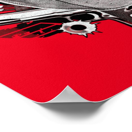 Suicide Squad | Deadshot Mask & Guns Tattoo Art Poster | Zazzle