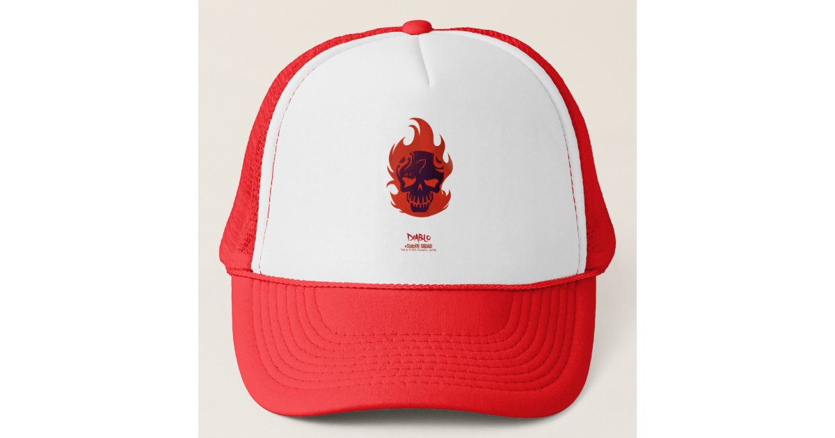 Suicide Squad | Diablo Head Icon Trucker Hat | Zazzle