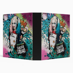 Suicide Squad | Harley Quinn Character Graffiti Binder | Zazzle