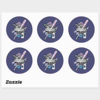Suicide Squad | Harley Quinn "Rotten" Tattoo Art Classic Round Sticker ...