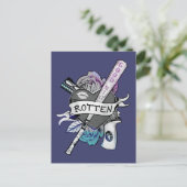 Suicide Squad | Harley Quinn "Rotten" Tattoo Art Postcard | Zazzle