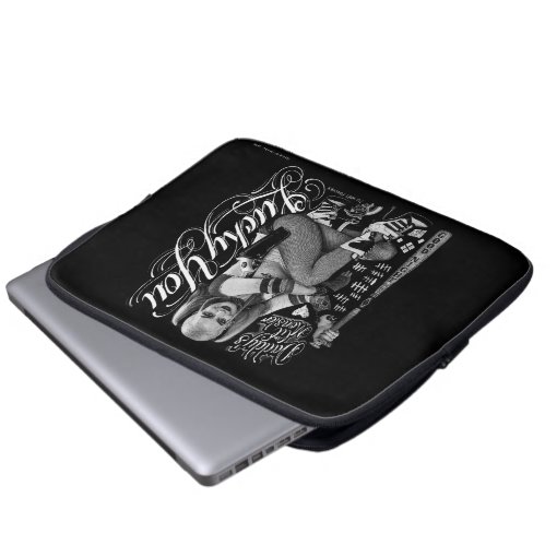 Suicide Squad | Harley Quinn Typography Photo Laptop Sleeve | Zazzle