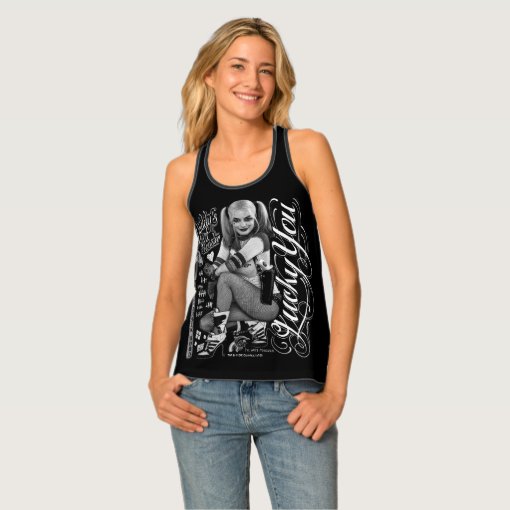 Suicide Squad | Harley Quinn Typography Photo Tank Top | Zazzle