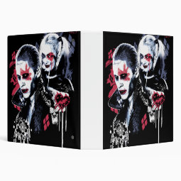 Suicide Squad | Joker & Harley Painted Graffiti Binder | Zazzle