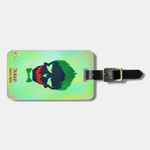 Suicide Squad | Joker Head Icon Luggage Tag | Zazzle