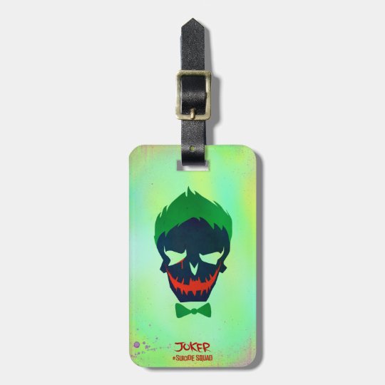 Suicide Squad | Joker Head Icon Luggage Tag | Zazzle.com