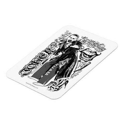 Suicide Squad | Joker Typography Photo Magnet | Zazzle