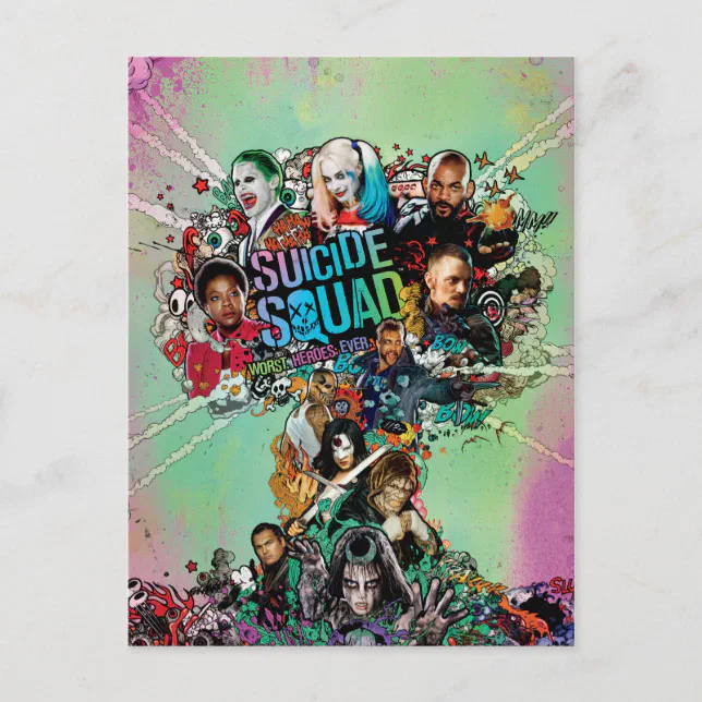 Suicide Squad | Mushroom Cloud Explosion Postcard | Zazzle
