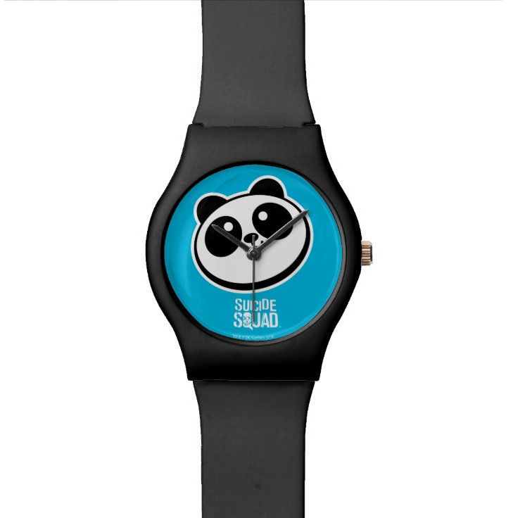 Suicide Squad | Panda Purveyors Logo Wristwatch | Zazzle