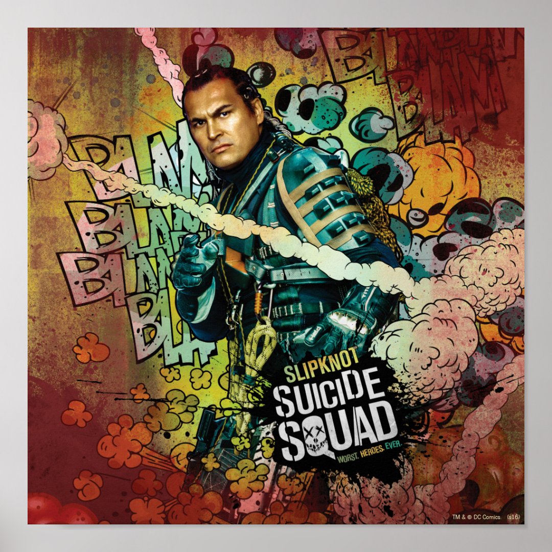 Suicide Squad | Slipknot Character Graffiti Poster | Zazzle