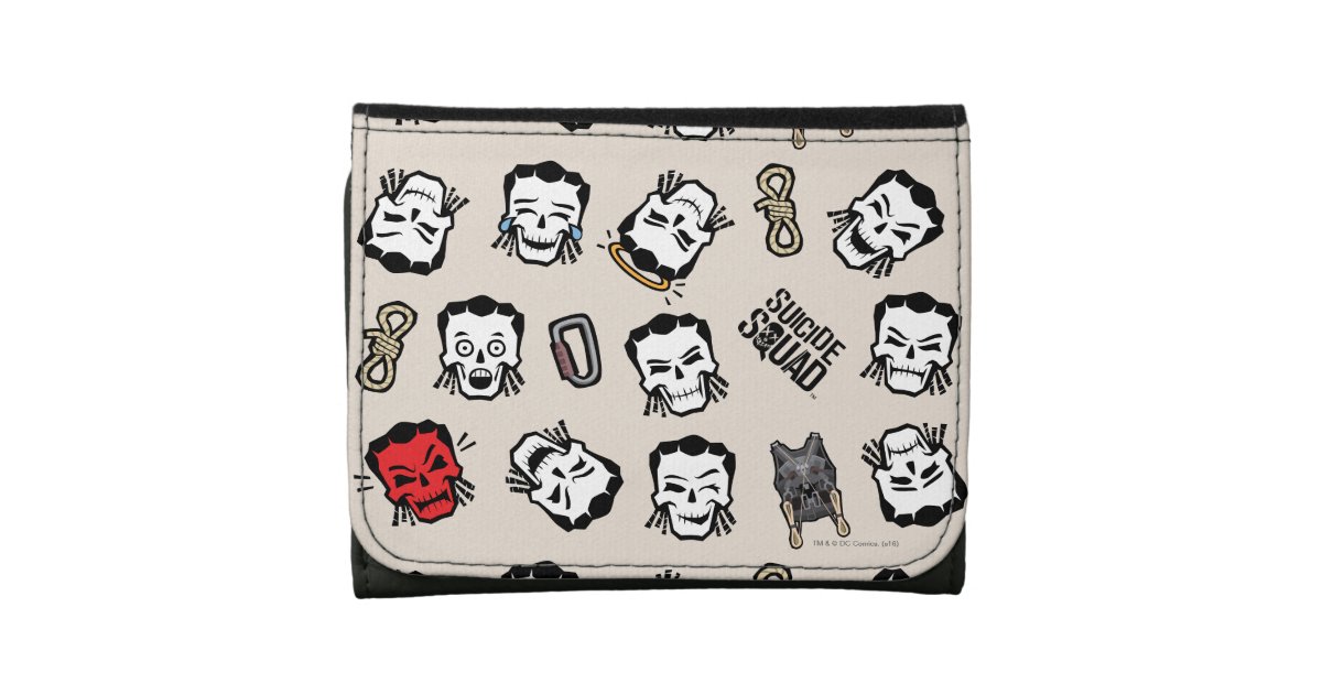 Suicide Squad | Slipknot Emoji Pattern Wallet | Zazzle